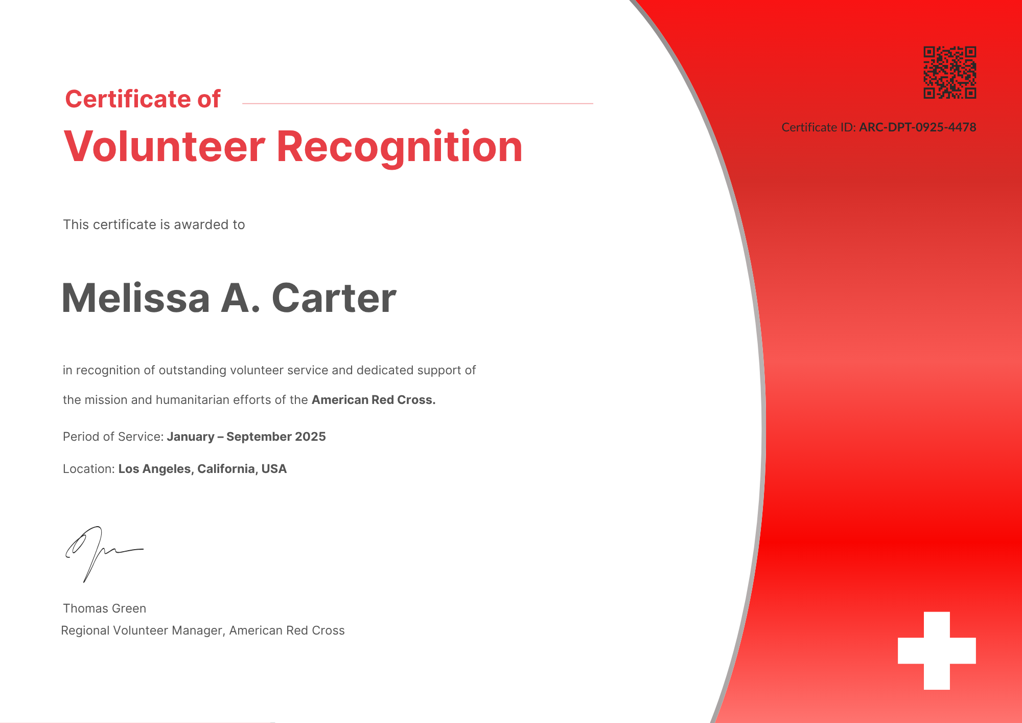 Top 10 Red Cross Certificate Templates for Humanitarian Programs