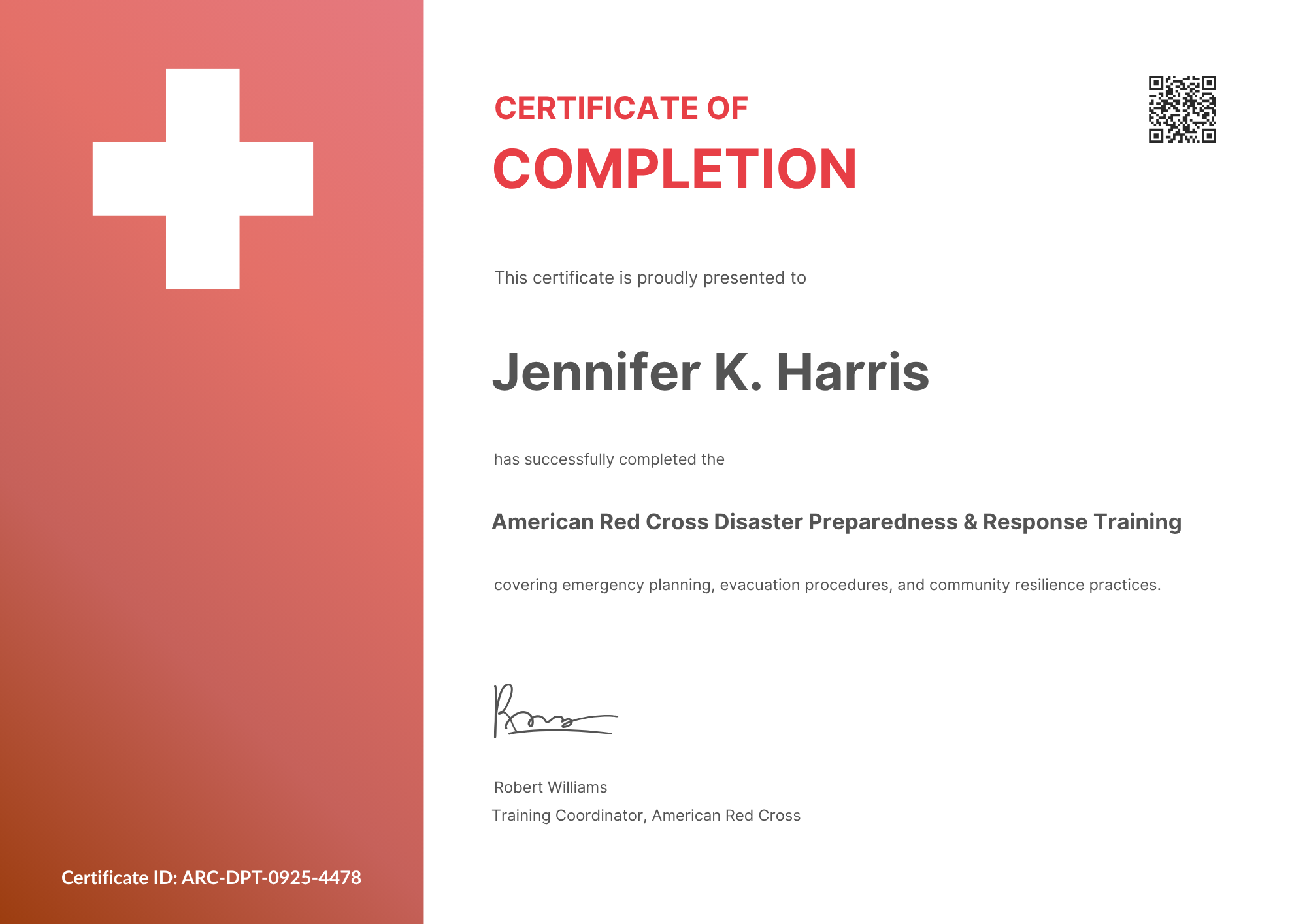 Top 10 Red Cross Certificate Templates for Humanitarian Programs
