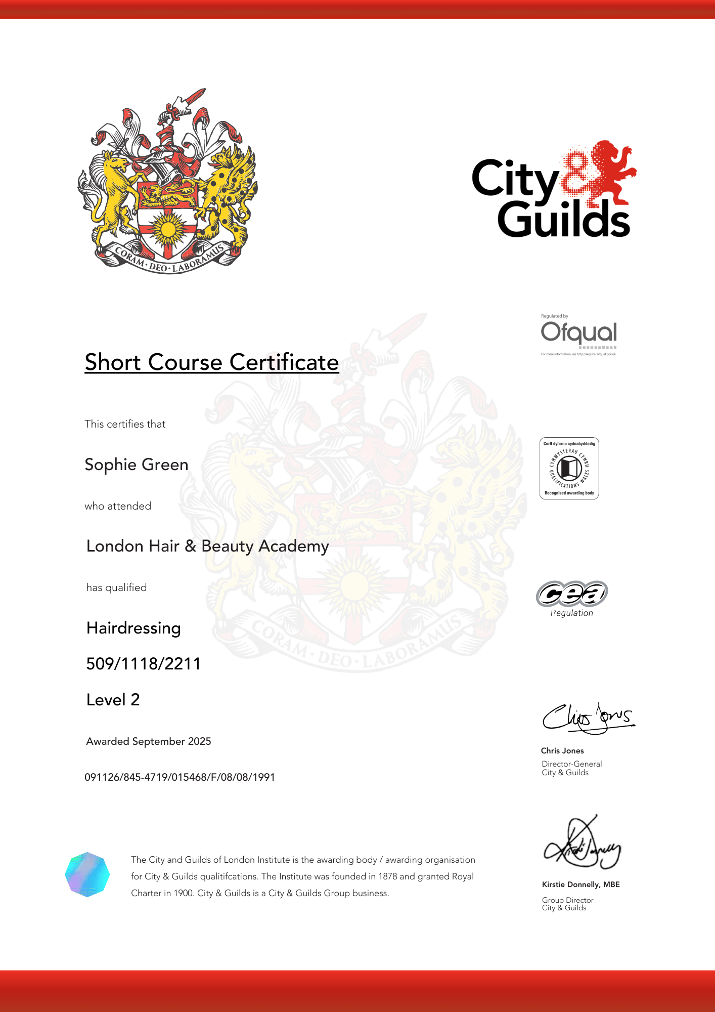 Top 10 City & Guilds Certificate Templates for Colleges and Training ...
