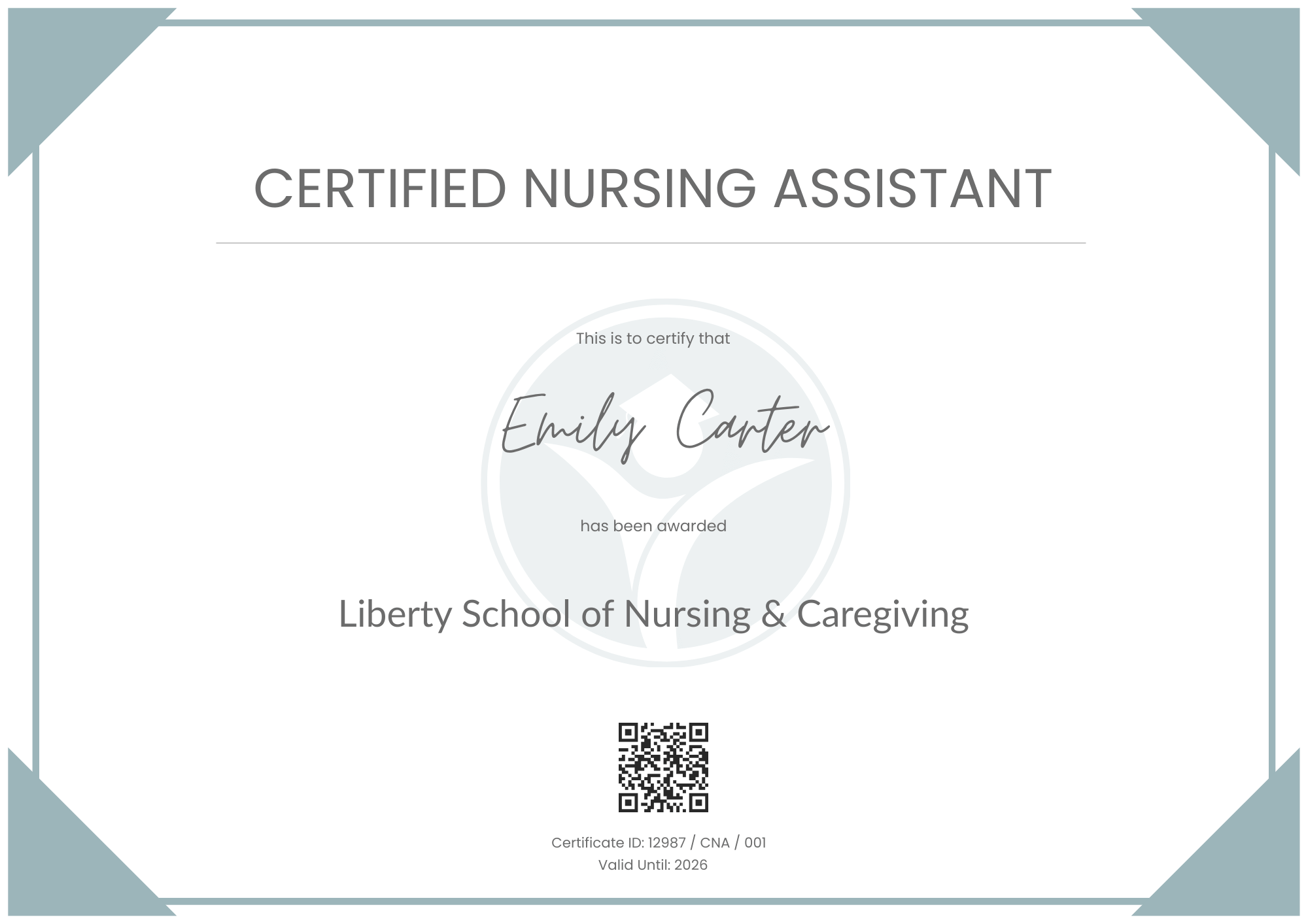 Top 10 CNA Certificate Templates for Healthcare Training Programs